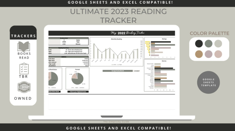 9 Free Reading Tracker Spreadsheets (2024)