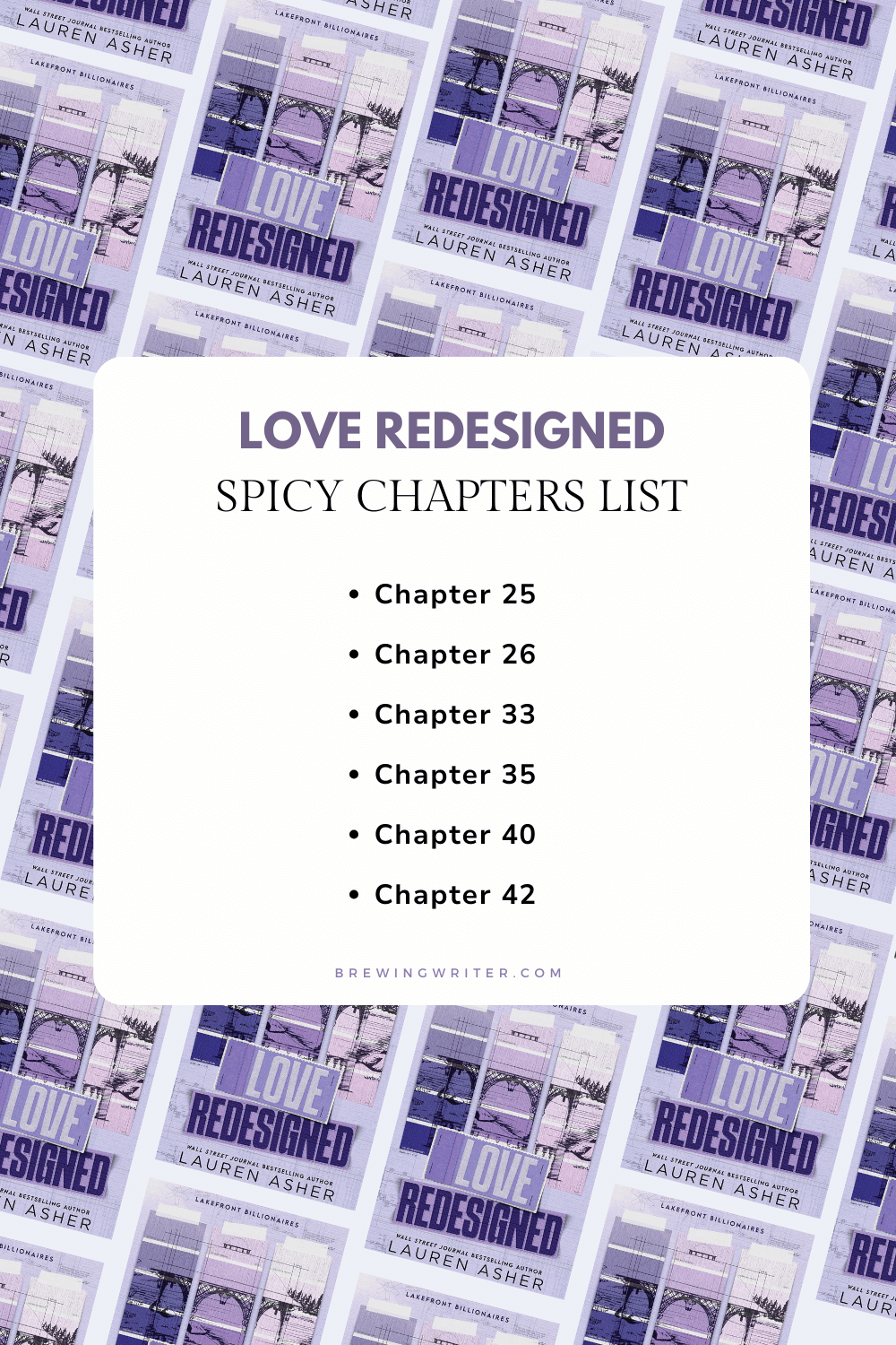 Love Redesigned: Spicy Chapters, Books A Like, Quotes & More!