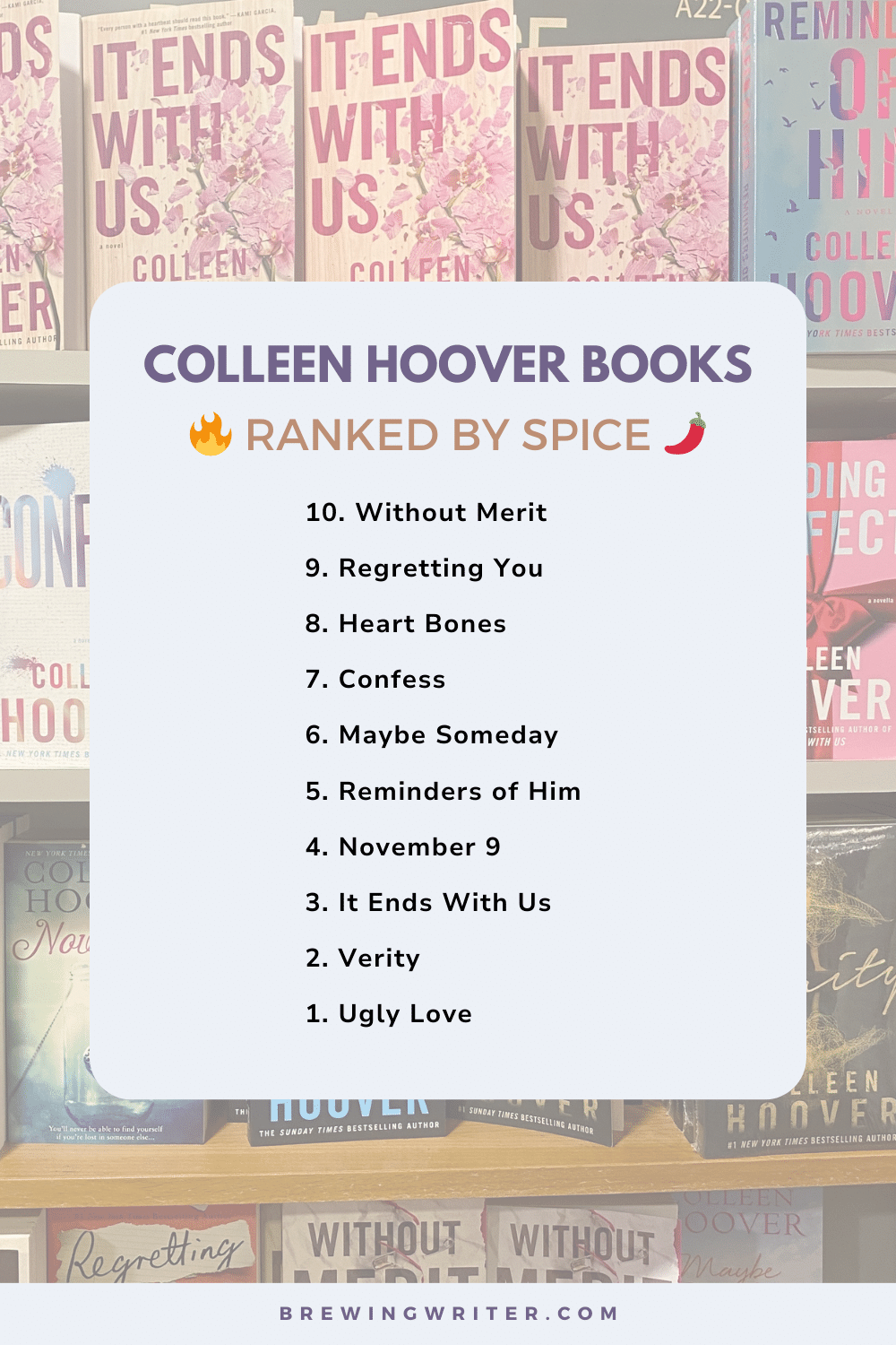 10 Spicy Colleen Hoover Books (Ranked!)